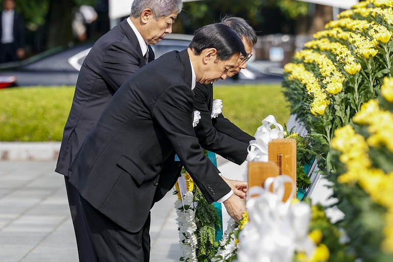 広島市原爆死没者慰霊式並びに平和祈念式に参議院議長が参列（令和7年8月6日）
